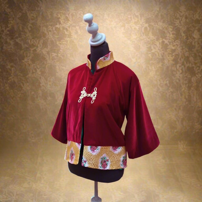 Authentic Moroccan Vest – Handcrafted Velvet and Brocade (khrib ...